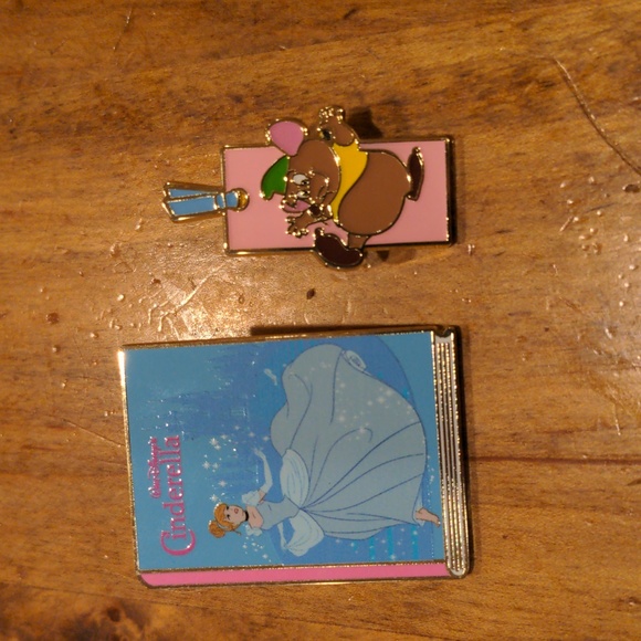 Disney | Jewelry | Disneys Cinderella Pin Set | Poshmark